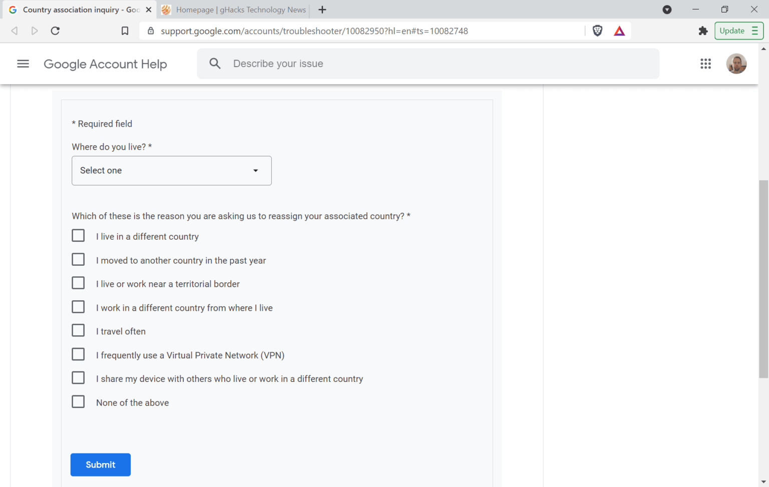 How to check the country that Google associates with your account, and ...