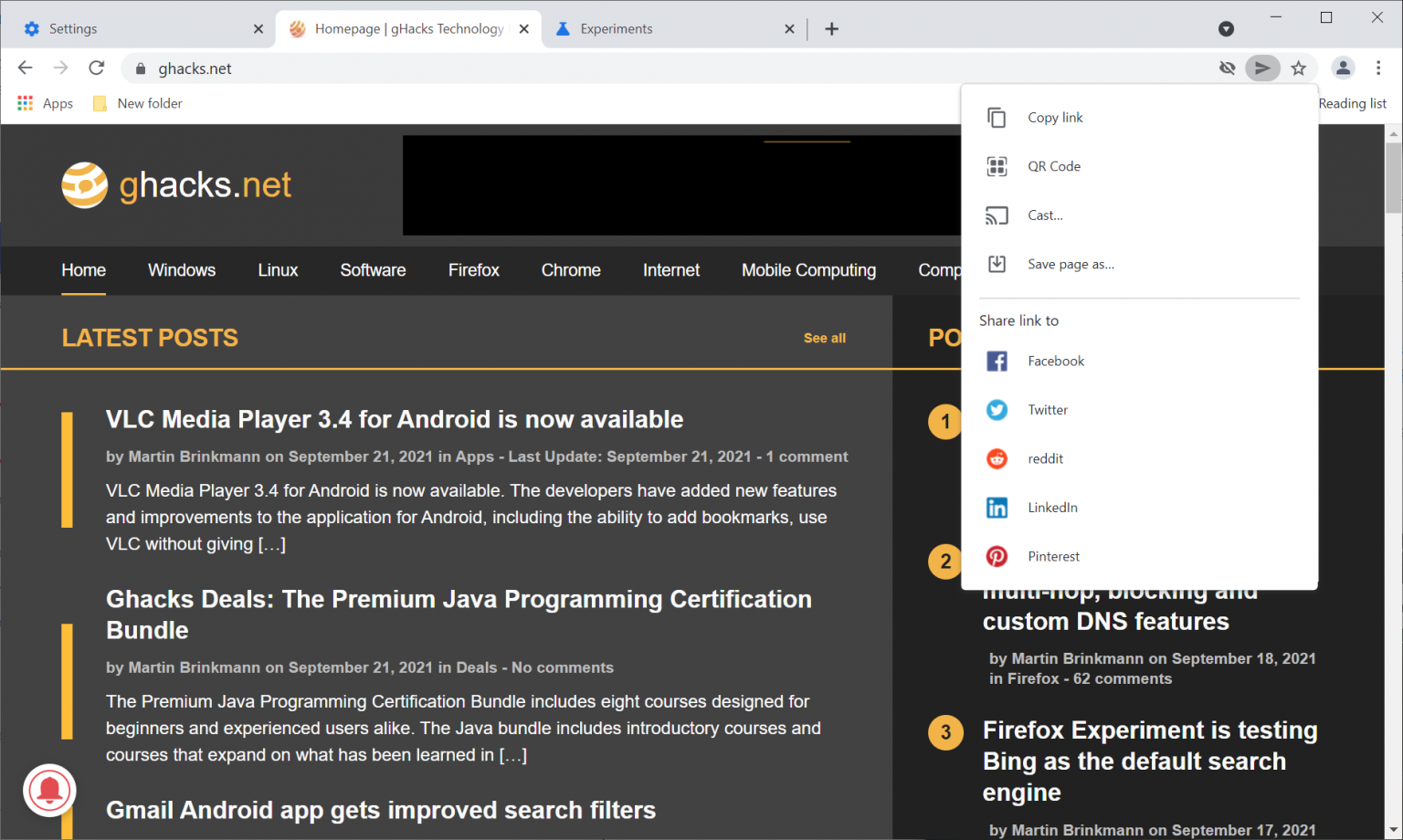 Google Chrome 94 is out with security fixes, a 4-week release cycle ...