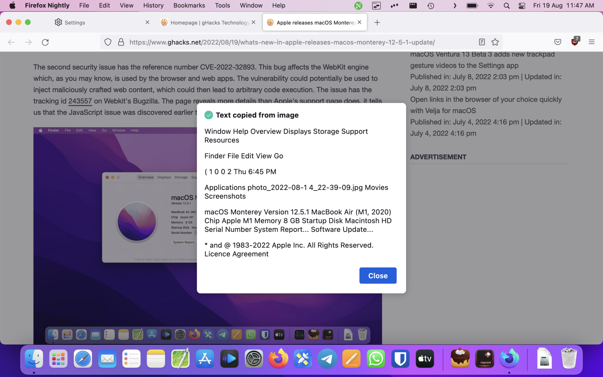 Mozilla plans to add Text Recognition support to Firefox - gHacks Tech News