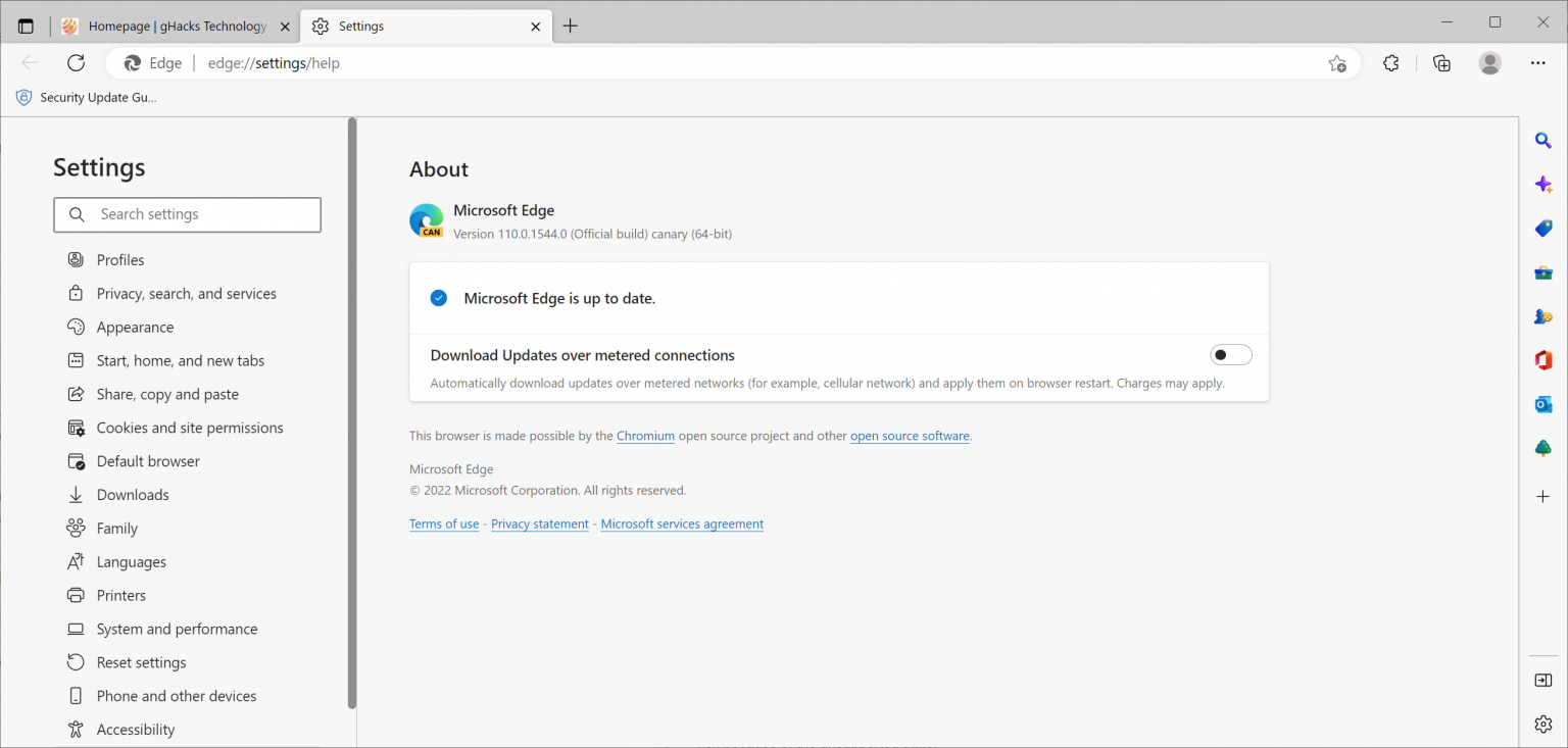 Microsoft Edge 109 last version to support Windows 7 and 8.1 - gHacks ...
