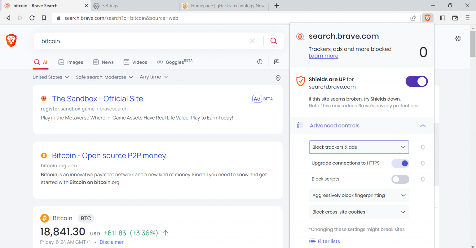 Better understanding Brave Browser's content blocker - gHacks Tech News