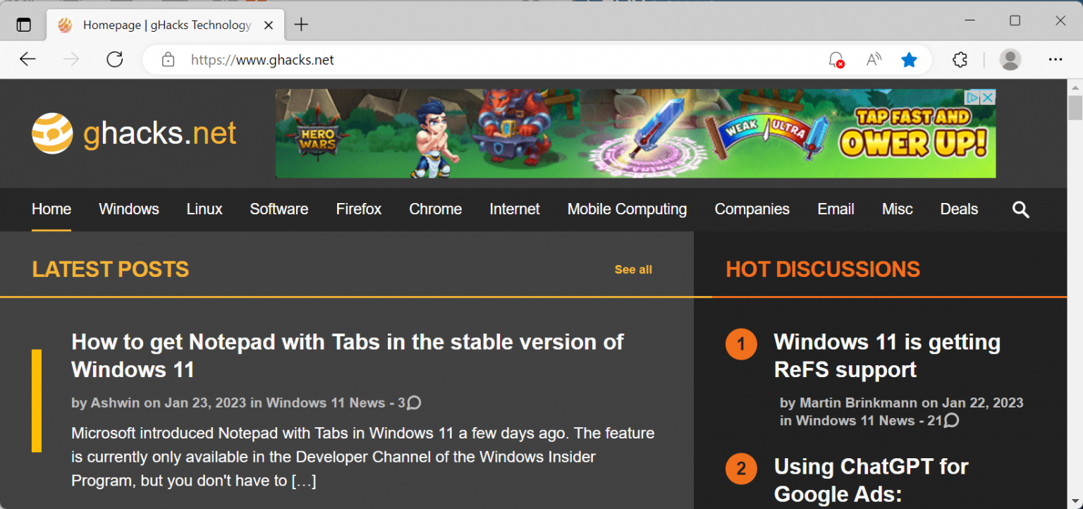 Microsoft Edge support extended to October 2023 for Windows Server 2012 ...