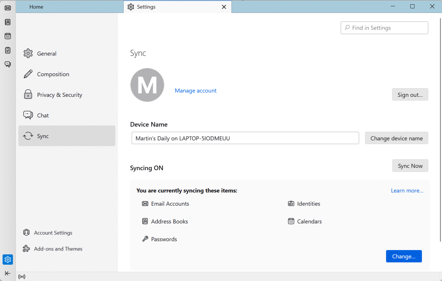 Thunderbird Sync enabled in latest Development build - gHacks Tech News
