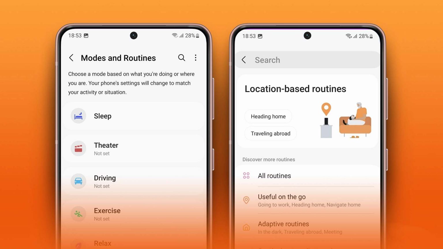 Samsung Galaxy | Modes & Routines - gHacks Tech News