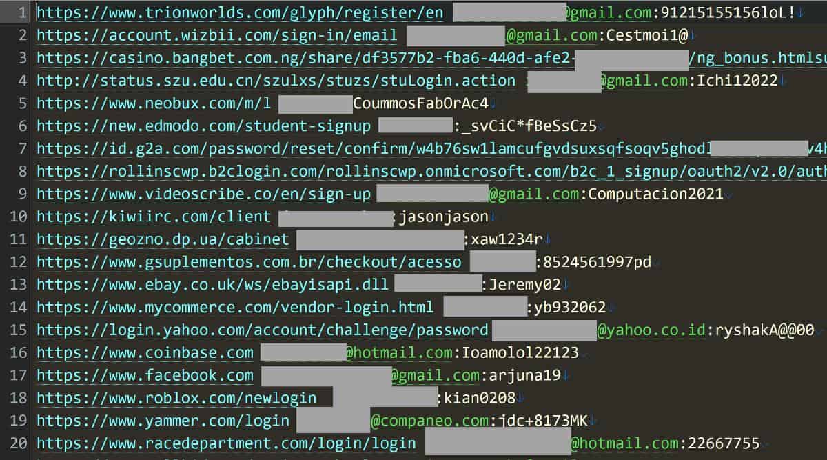 70 million account credentials were leaked in a massive password dump - gHacks Tech News