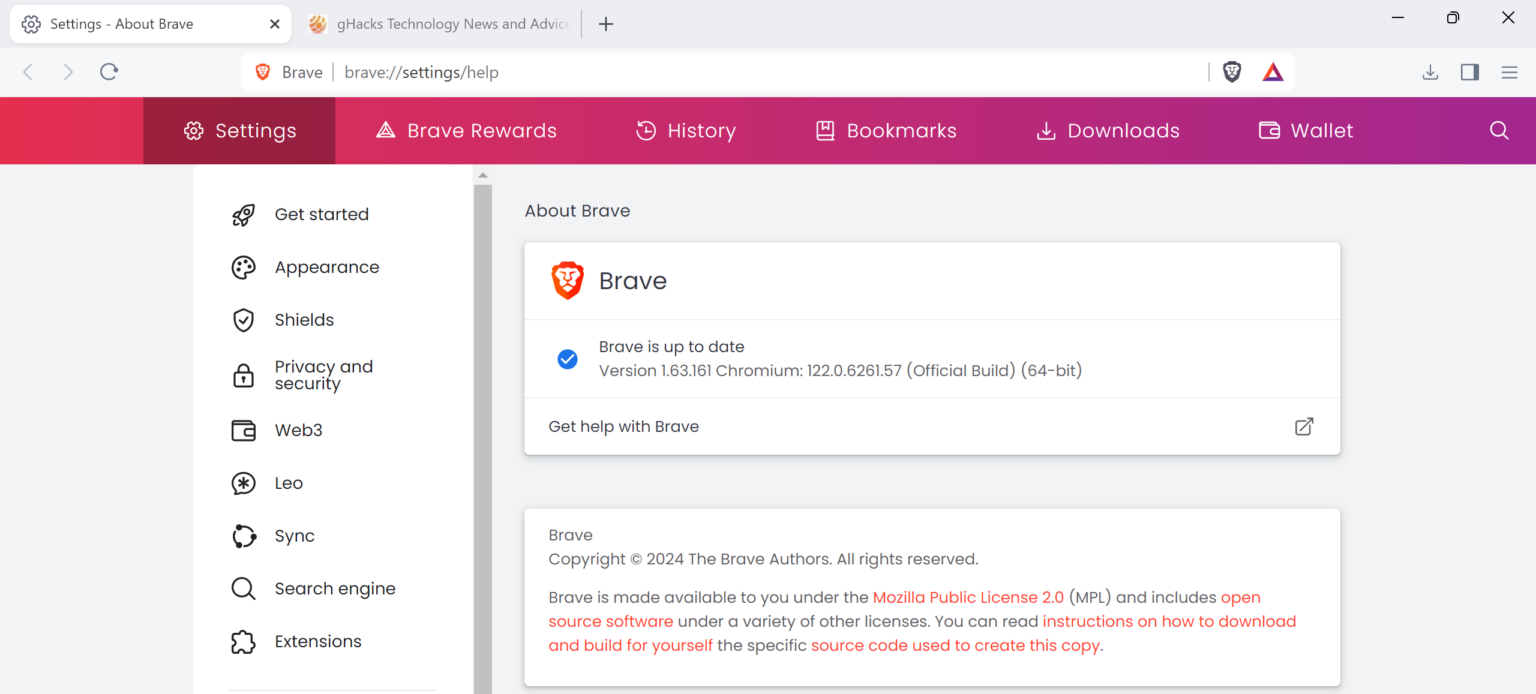 Brave Browser 1.63 launches with vertical tabs on right support and ...