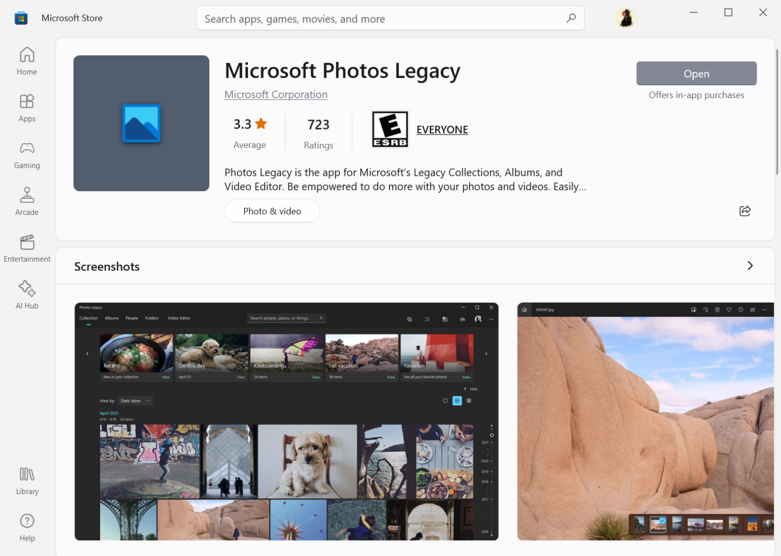 How to restore the Photos Legacy app on Windows - gHacks Tech News