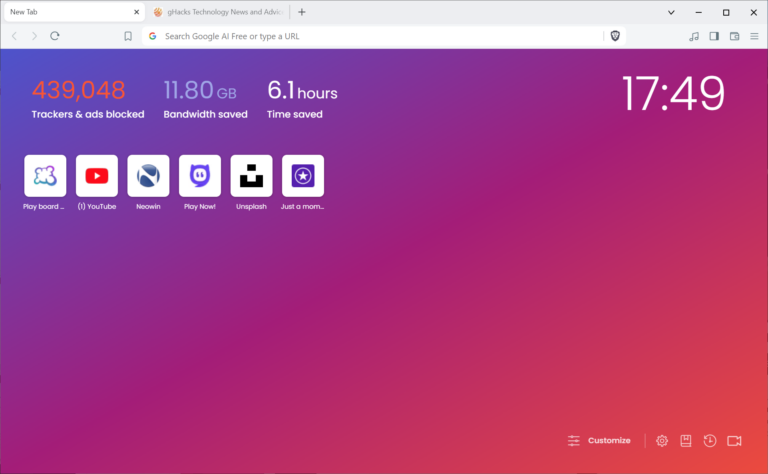 Next Brave Browser release will block Windows from taking automatic screenshots - gHacks Tech News