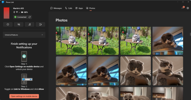 How to send files between Windows and Android using Link to Windows ...