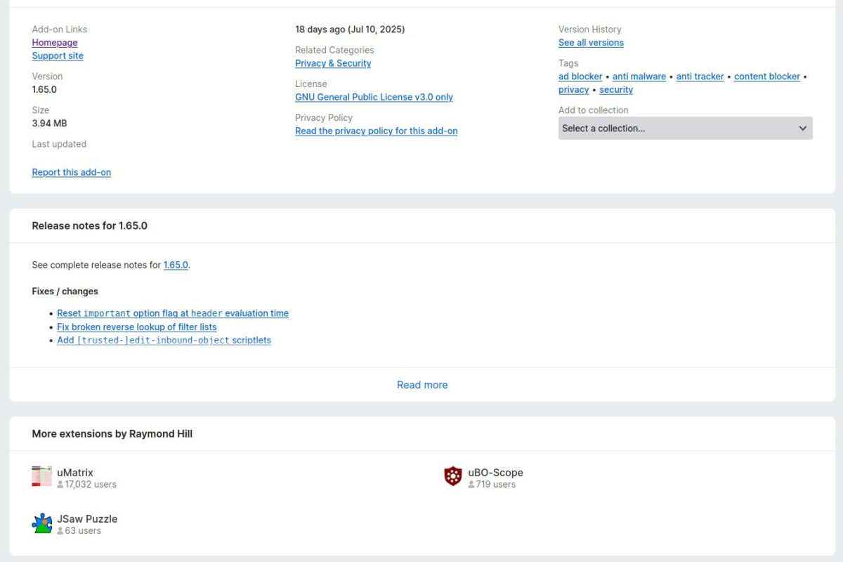 Firefox add-ons store has a new layout - gHacks Tech News