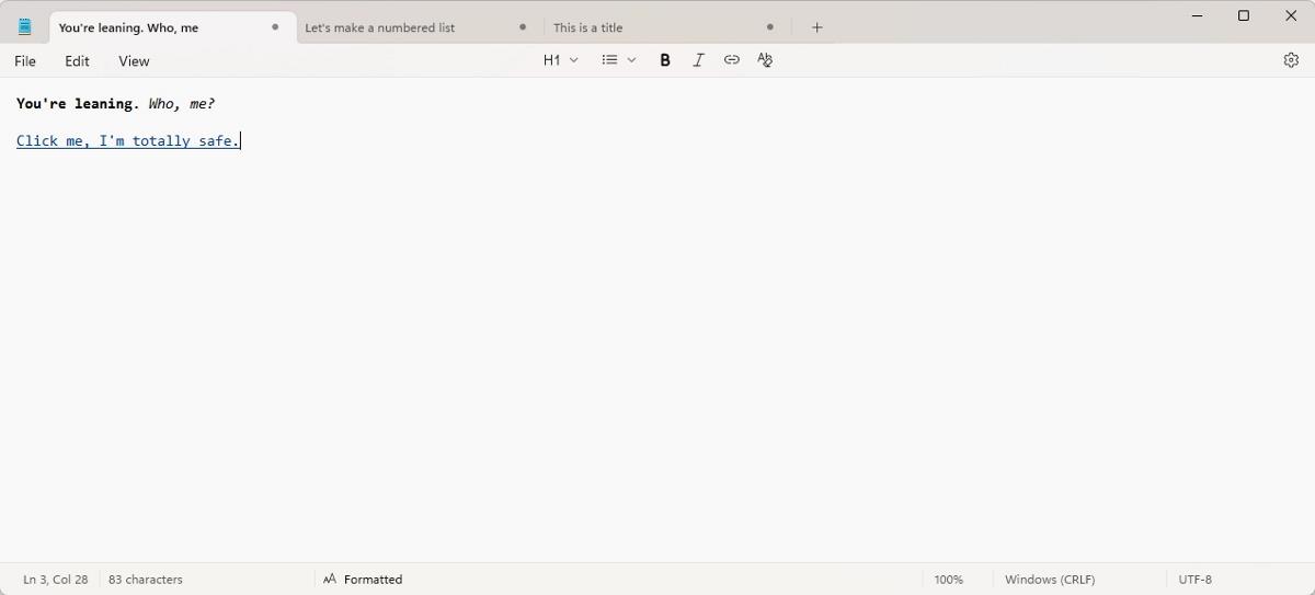 We take a closer look at Notepad's formatting options - gHacks Tech News