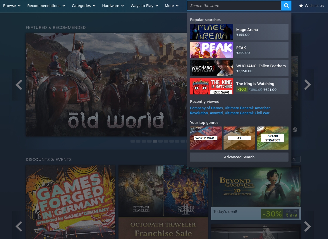 Steam is testing a redesigned store menu, search and recommendations ...