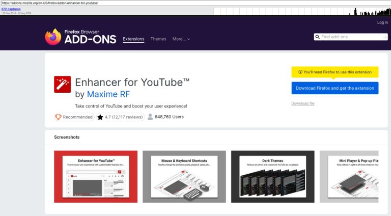 [Updated with statement from developer] Enhancer for YouTube add-on for Firefox possibly ...
