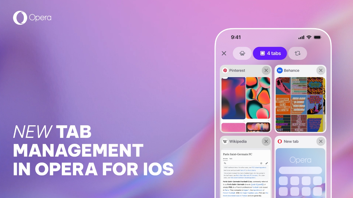 Opera for iOS gets new tab management features, customizable main menu - gHacks Tech News