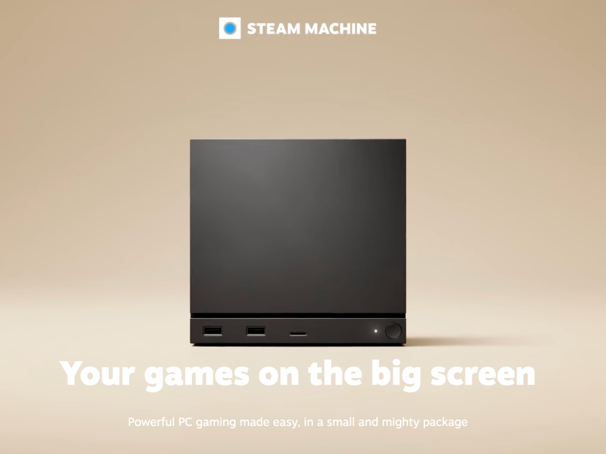 Valve Confirms Steam Machine Launches June 30 at $1,049 to $1,349 With ...